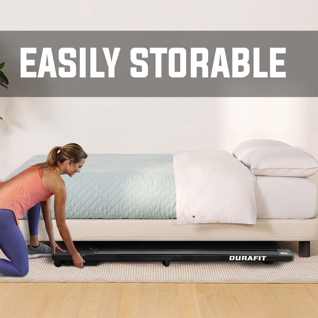 Durafit Compact Grey | 2.5 HP Peak DC Motorized Treadmill | Home ...