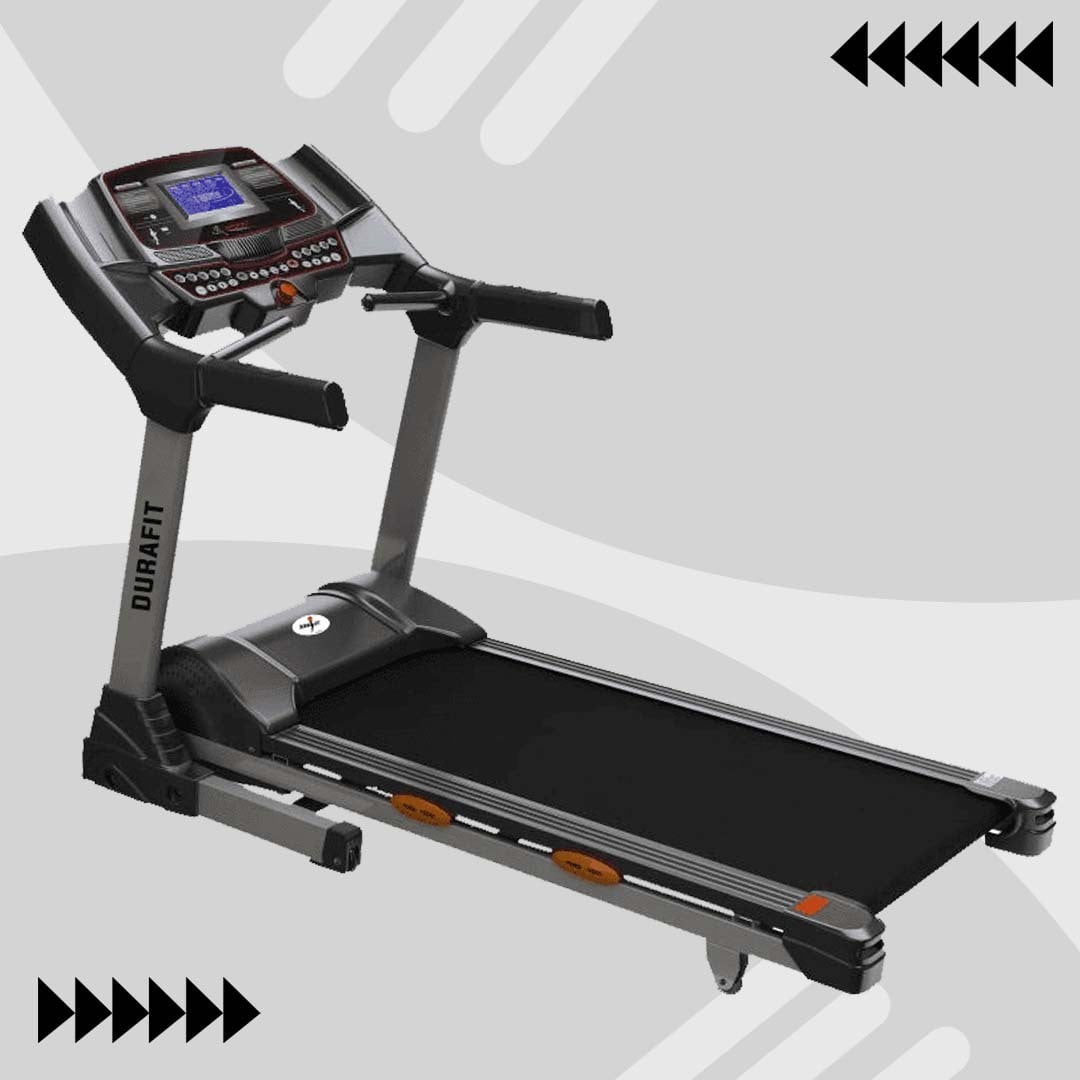 Durafit Rigor | 6 HP Peak DC Motorized Treadmill | Auto Incline | Home ...