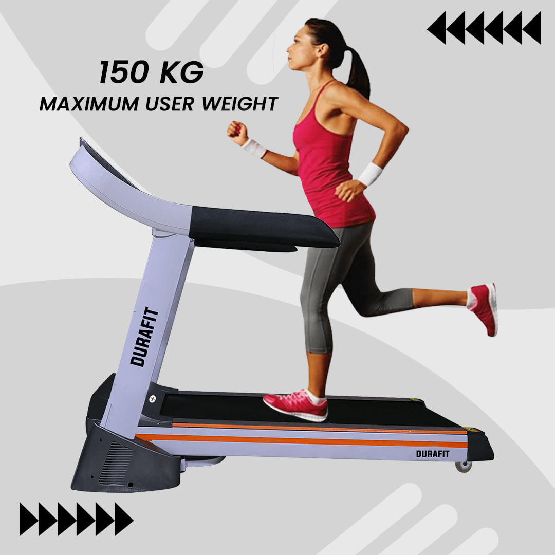 Durafit Ranger | 7 HP Peak DC Motorized Treadmill | Auto incline | Home ...