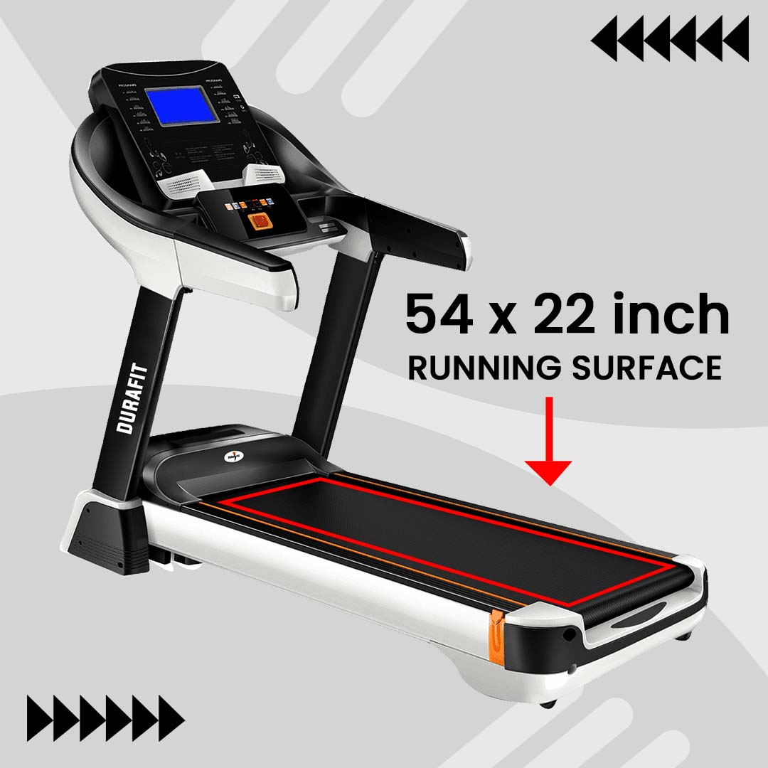 Durafit Focus | 7HP Peak DC Motorized Treadmill | Auto incline | Home ...